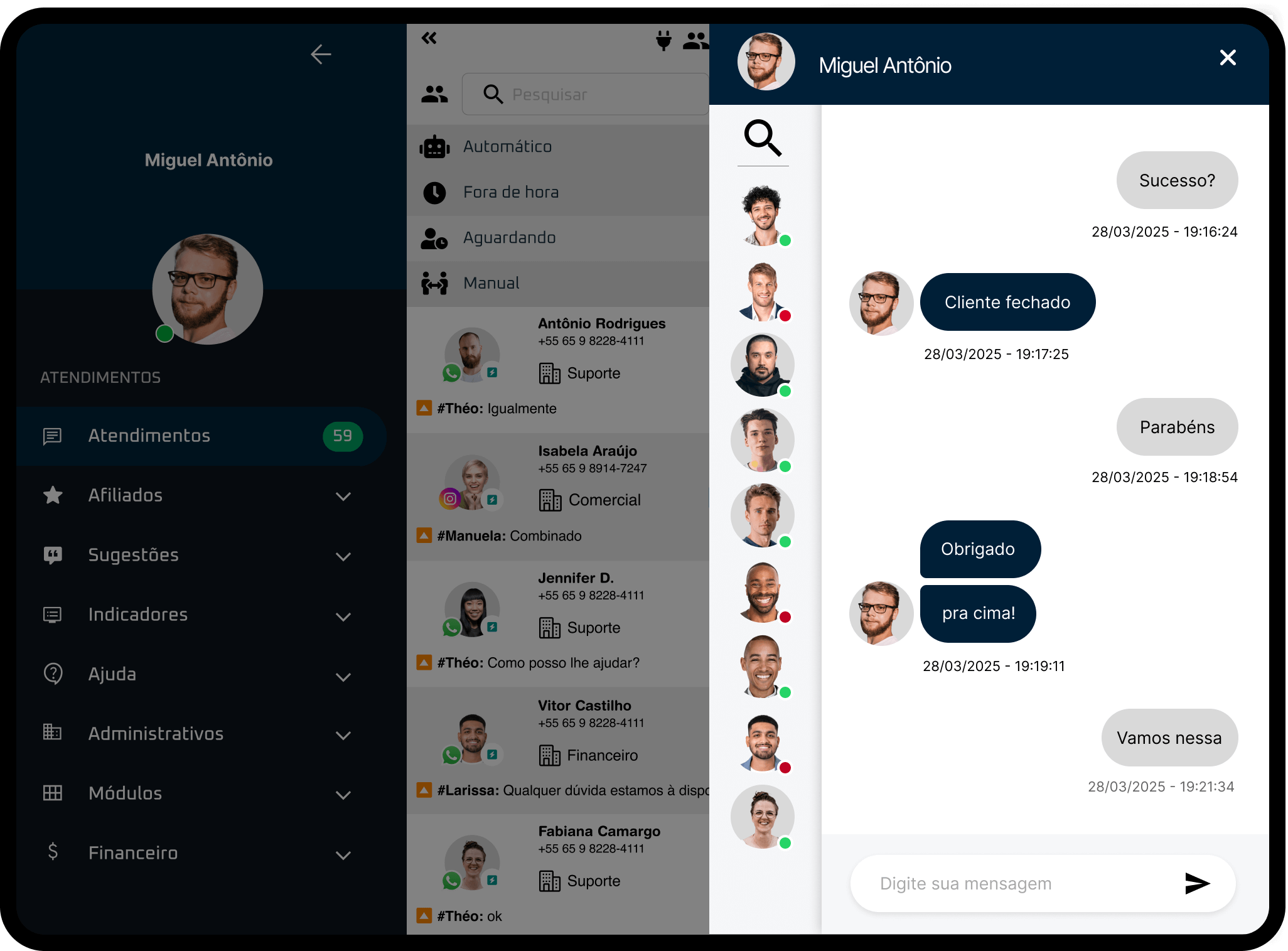 SunChat - Atendimento - Premium