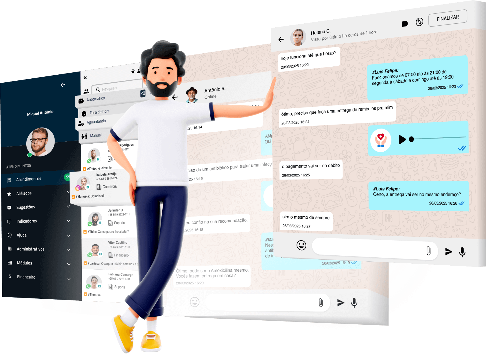 SunChat - Atendimento - Chatbot Omnichannel