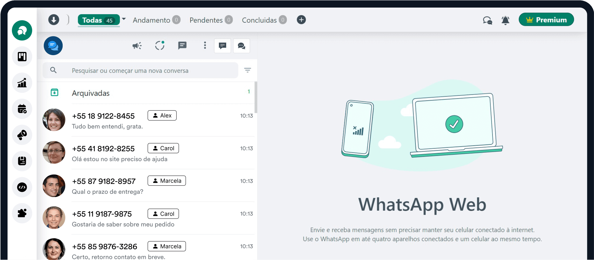 SunChat - Atendimento - Chatbot Omnichannel