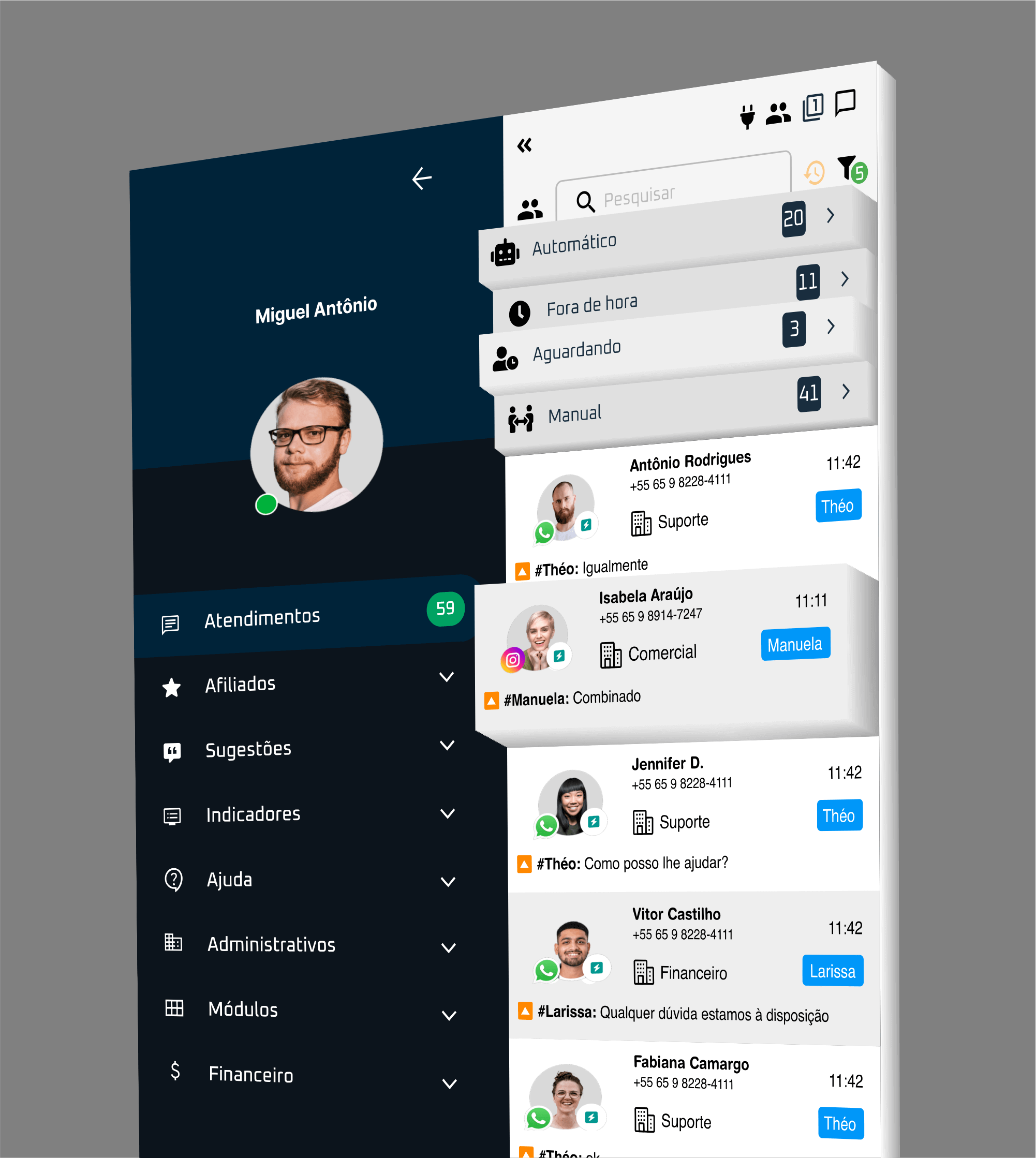 SunChat - Atendimento - Premium